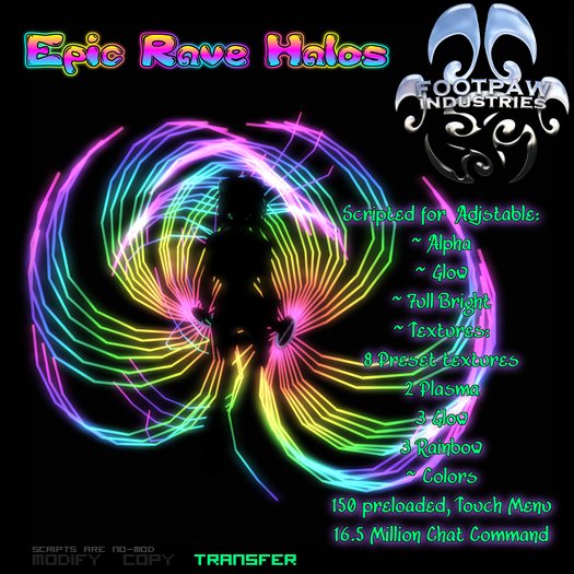 Second Life Marketplace - [FPI] Epic Rave Halos